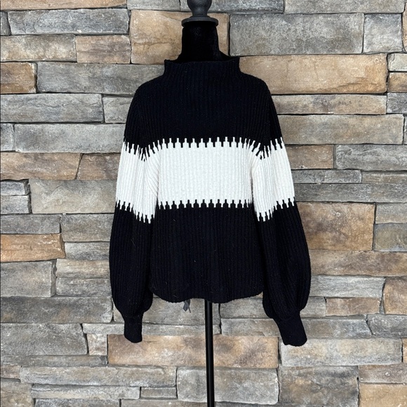 French Connection | Sweaters | French Connection Sophia Black And White ...